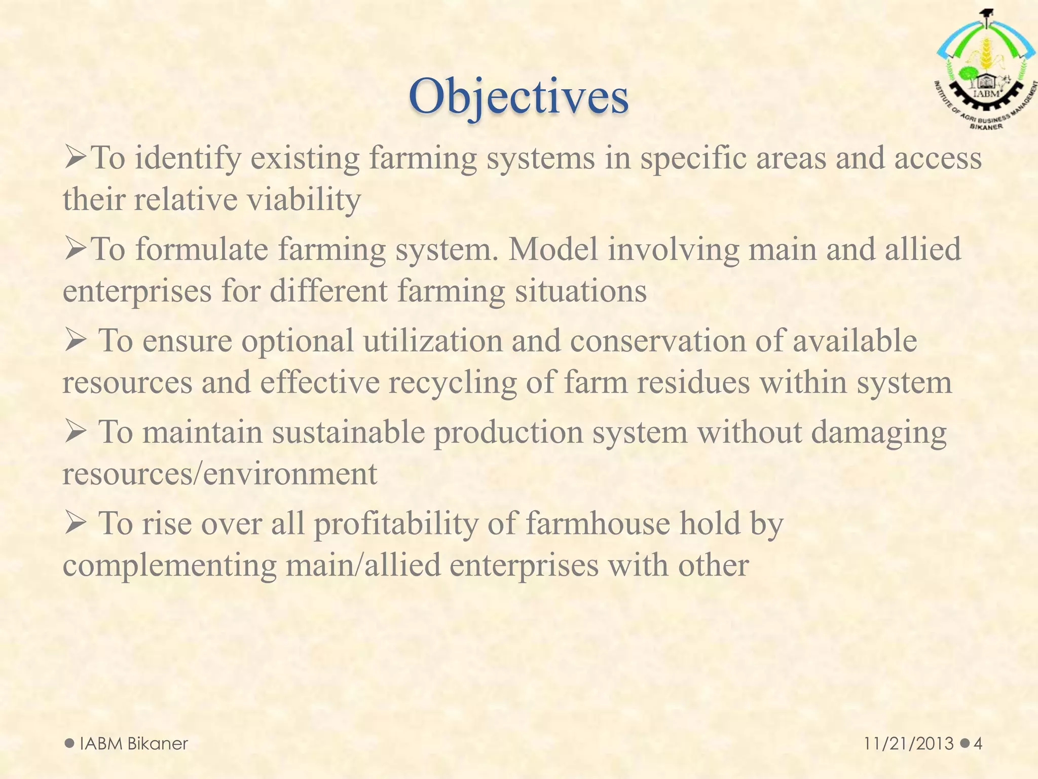 Integrated farming system copy (2) | PPTX