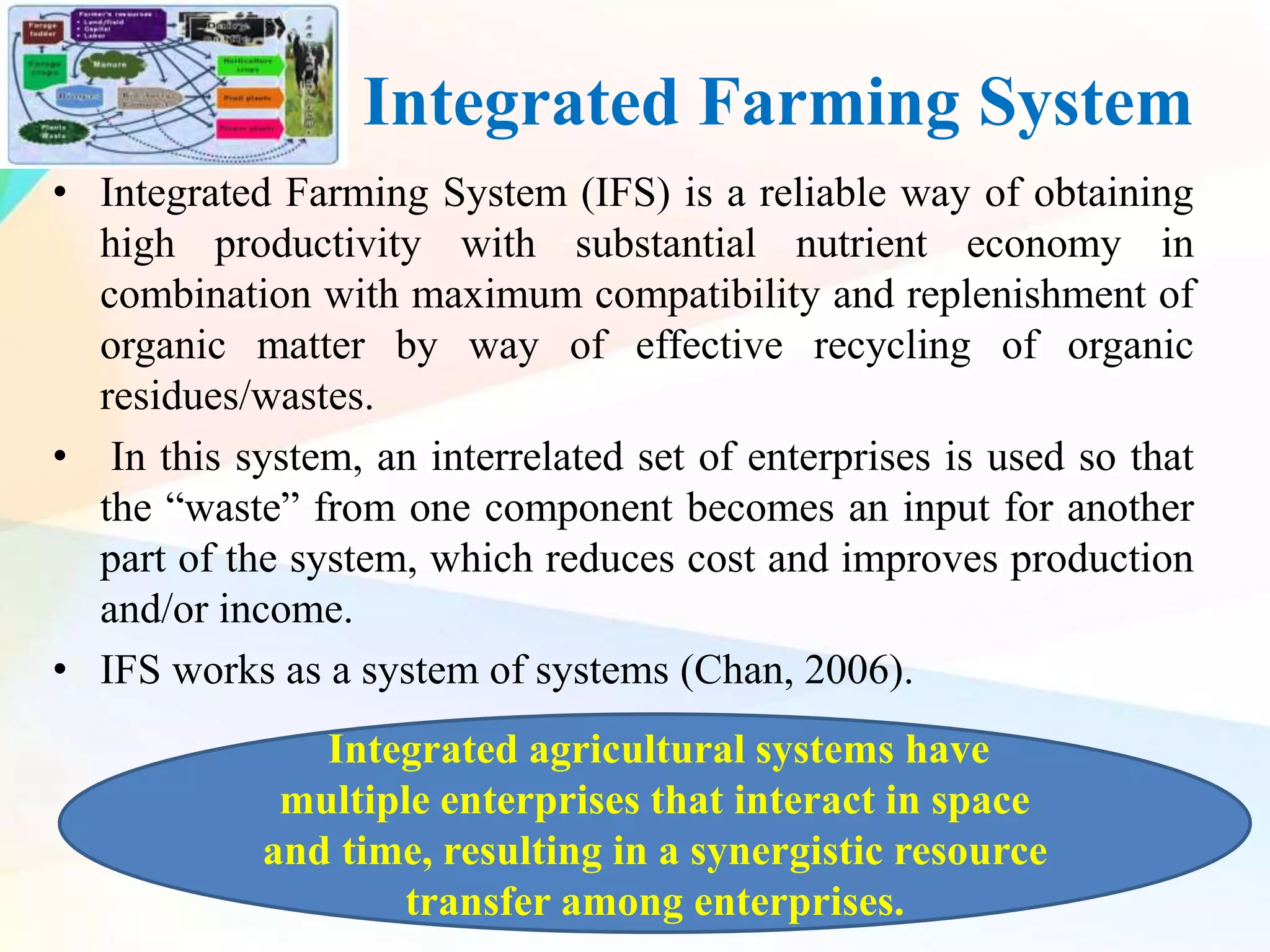 Integrated farming system and sustainable agriculture | PPTX