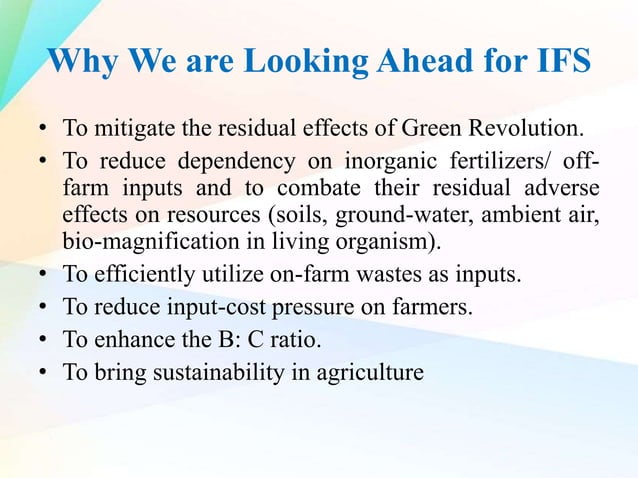 Integrated farming system and sustainable agriculture | PPTX ...