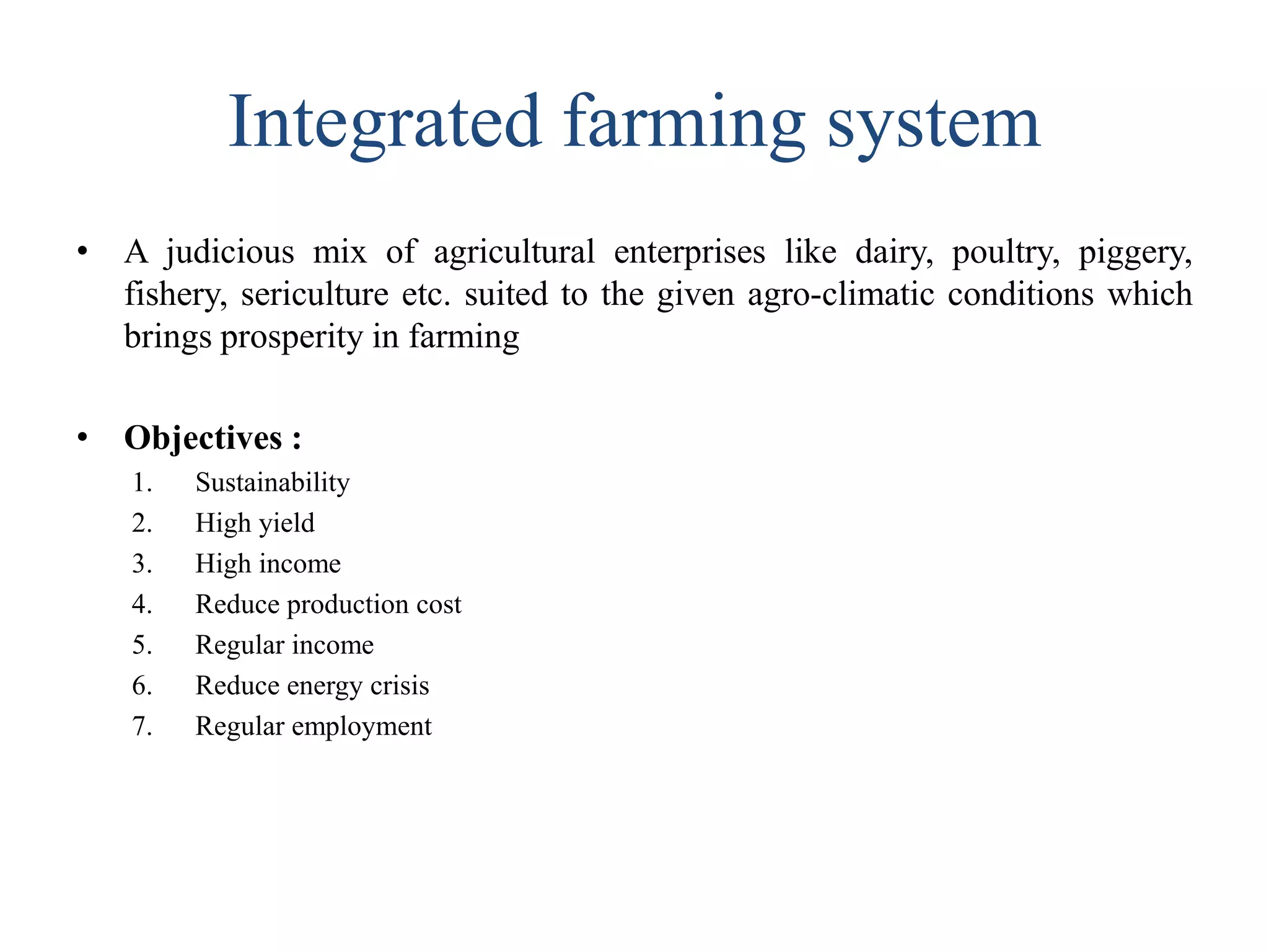 Integrated farming system in bihar | PPTX