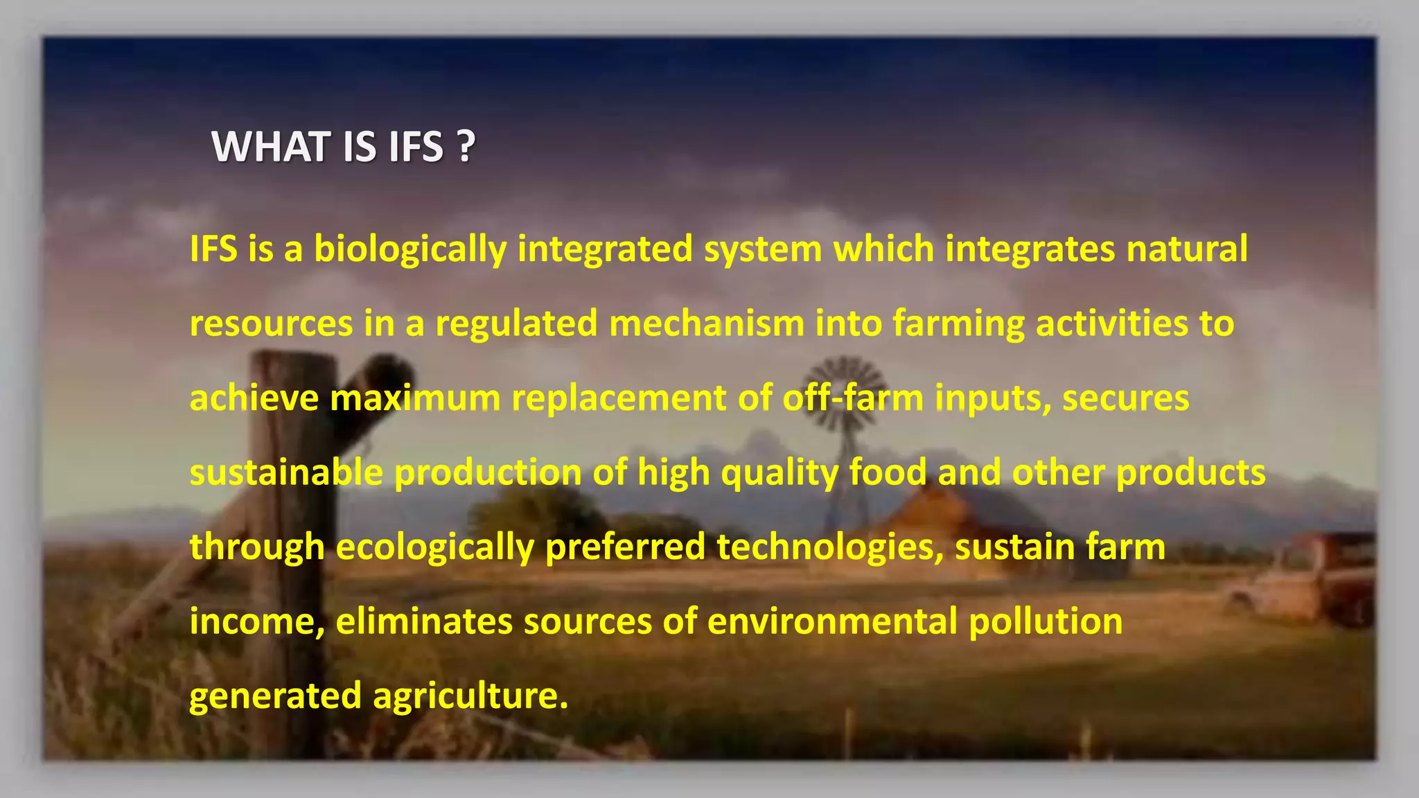 Integrated farming system in hilly region | PPTX