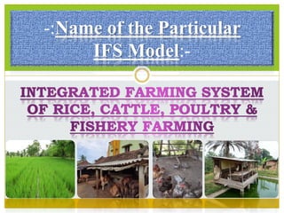 An Integrated farming system model..pptx | Agriculture | Industries