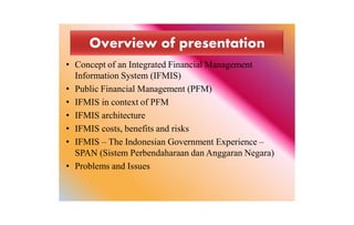 Integrated Financial Management Information Systems (IFMIS) | PDF