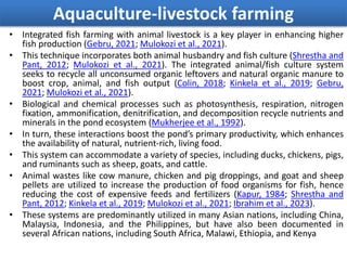 Integrated Fish Farming as best Sustainable farming.pptx