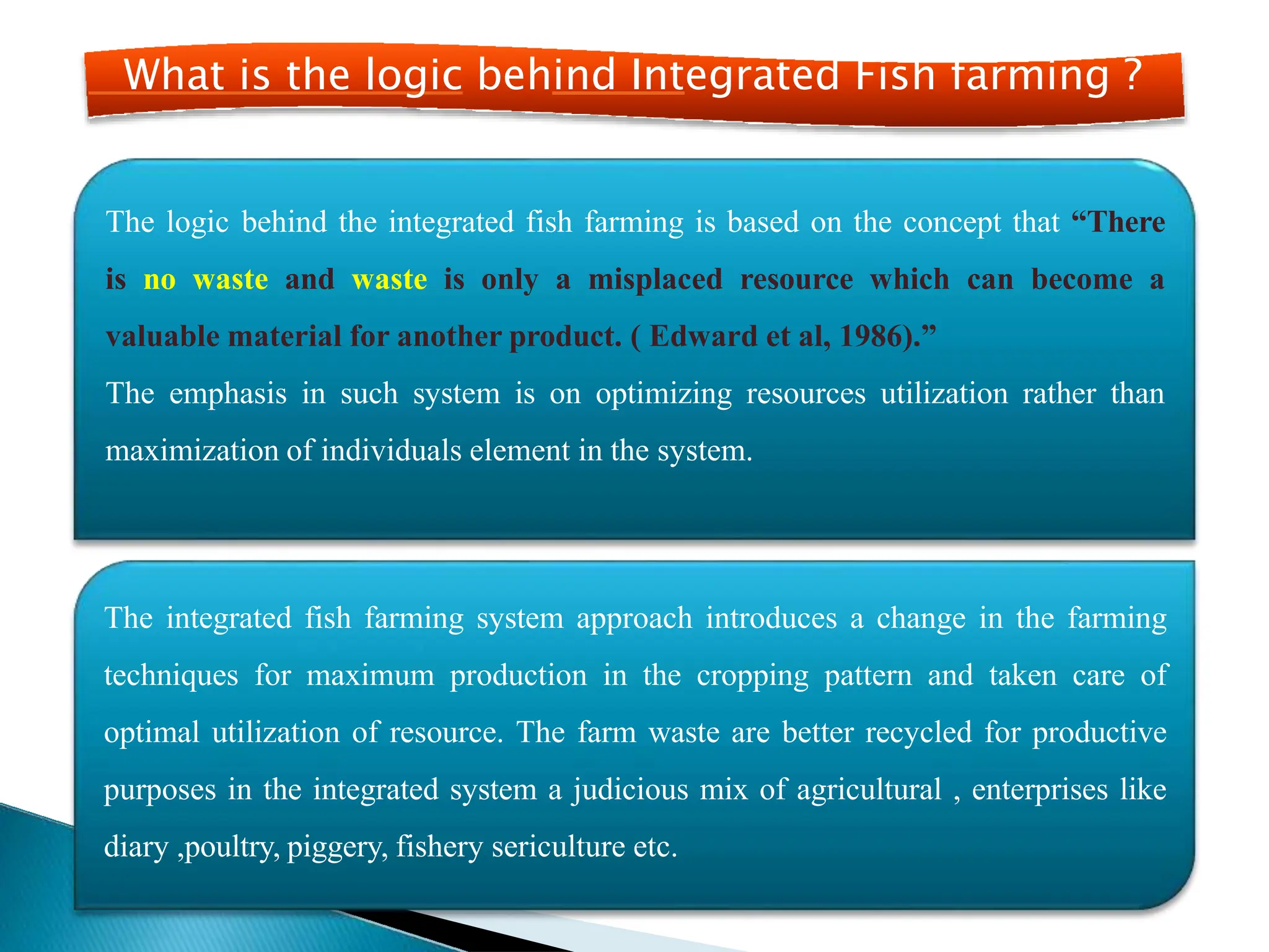 integratedfishfarming MSC SEM 3 PAPER 4 - (Fish Ecology, Aquaculture ...