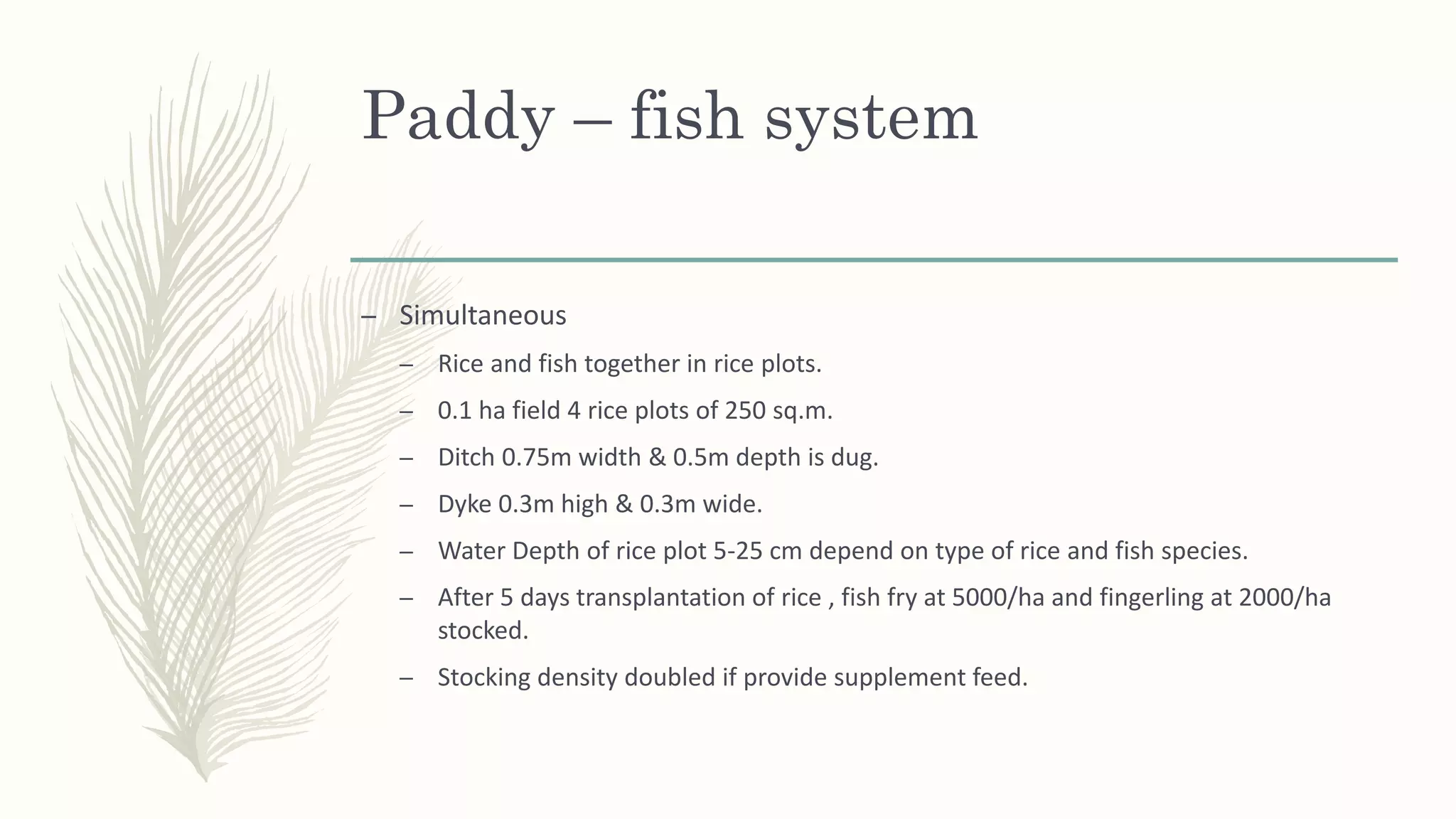 Integrated fish farming system | PPTX