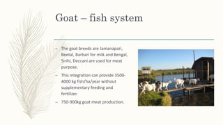Integrated fish farming system | PPTX