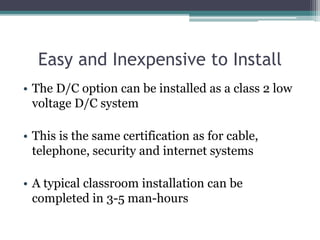 Integrated Fixture Based LED Classroom Lighting Systems | PPTX