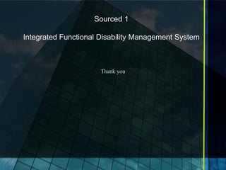 Integrated Functional Disability Management System | PPTX