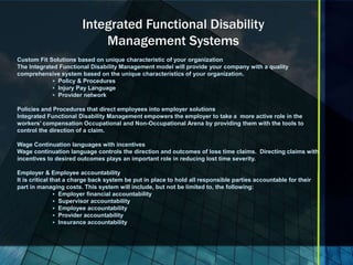 Integrated Functional Disability Management System | PPTX