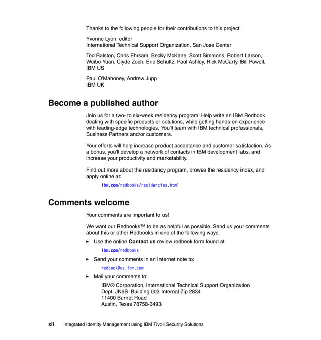Integrated identity management using ibm tivoli security solutions sg246054 | PDF