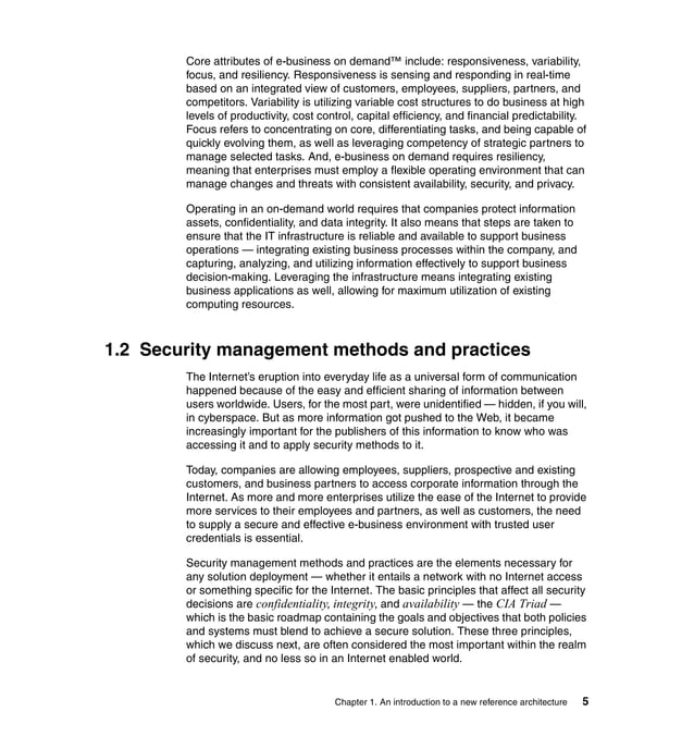 Integrated identity management using ibm tivoli security solutions sg246054 | PDF