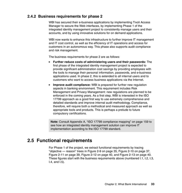 Integrated identity management using ibm tivoli security solutions sg246054 | PDF