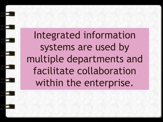 Integrated information systems | PPT