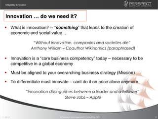 Integrated Innovation | PDF | Business | Business and Finance
