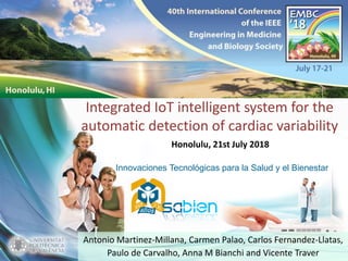 Integrated IoT intelligent system for the automatic detection of ...