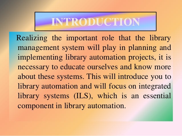 Integrated library management system
