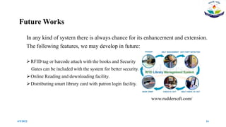 Integrated library management system | PPTX | Databases | Computer ...