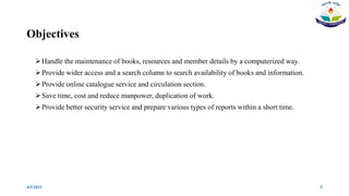 Integrated library management system | PPTX | Databases | Computer ...