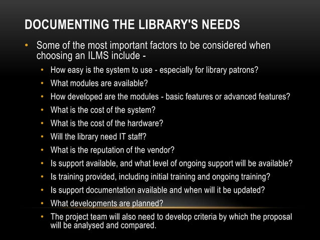 Integrated library management systems | PPTX