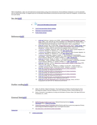Integrated library system | DOCX