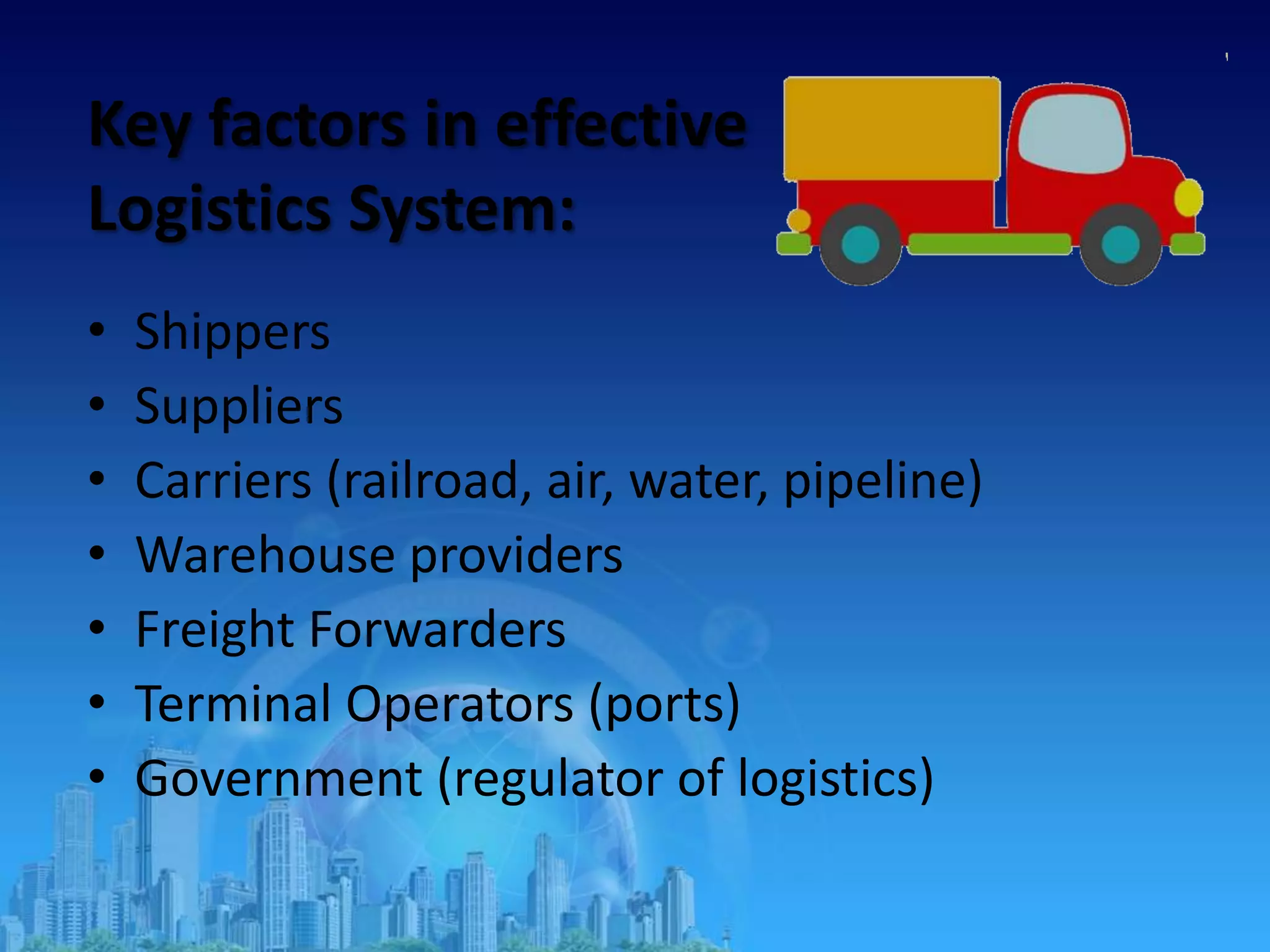 Integrated logistics management | PPTX