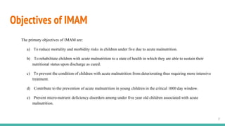 Integrated management of acute malnutrition (imam) in Nepal | PPTX
