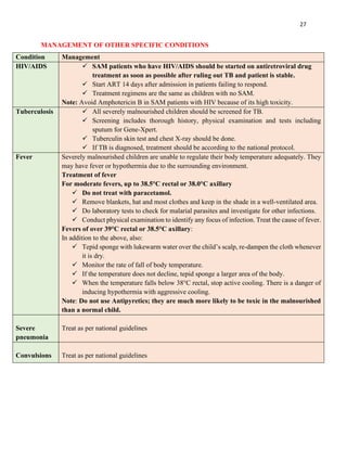 INTEGRATED MANAGEMENT OF ACUTE MALNUTRITION (IMAM) 1st EDITION NOVEMBER ...