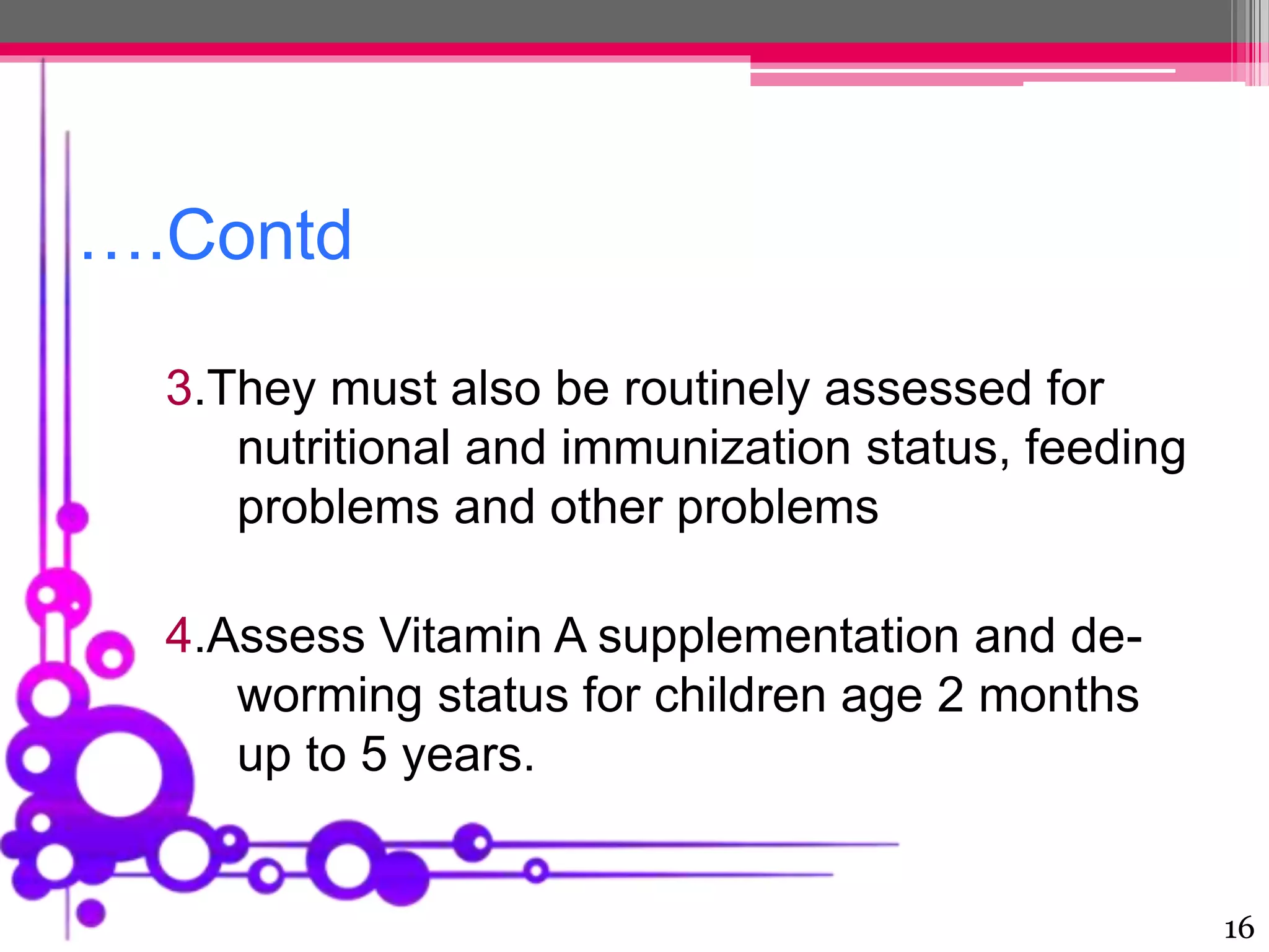 Integrated management of neonatal and childhood illness(imnci) | PPTX