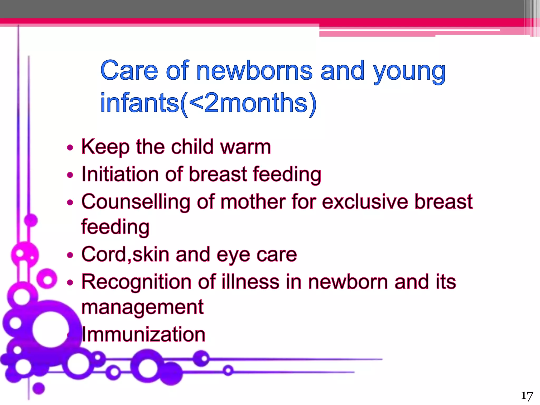 Integrated management of neonatal and childhood illness(imnci) | PPTX