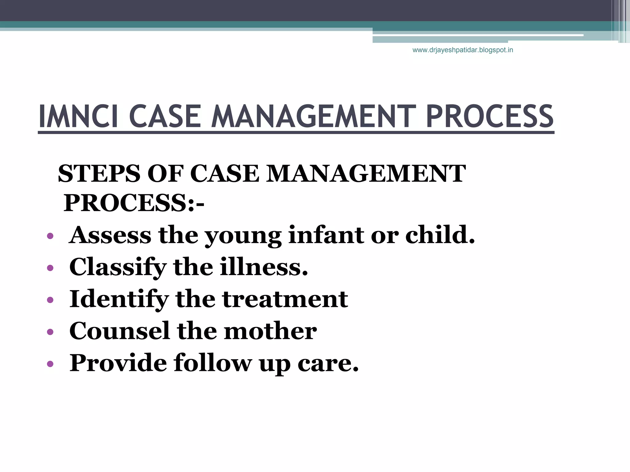Integrated management of neonatal childhood illness | PPSX