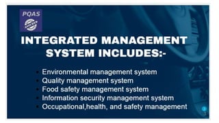 Integrated Management System (IMS).pptx | Business | Business and Finance