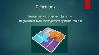 Integrated management systems | PPTX