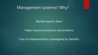 Integrated management systems | PPTX