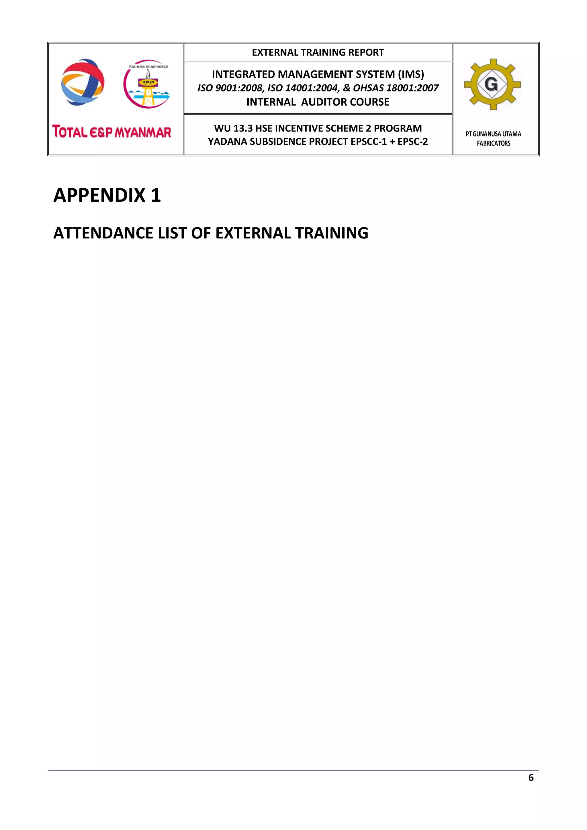 Integrated management system training | PDF