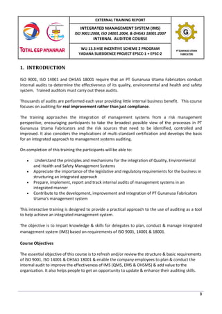 Integrated management system training | PDF