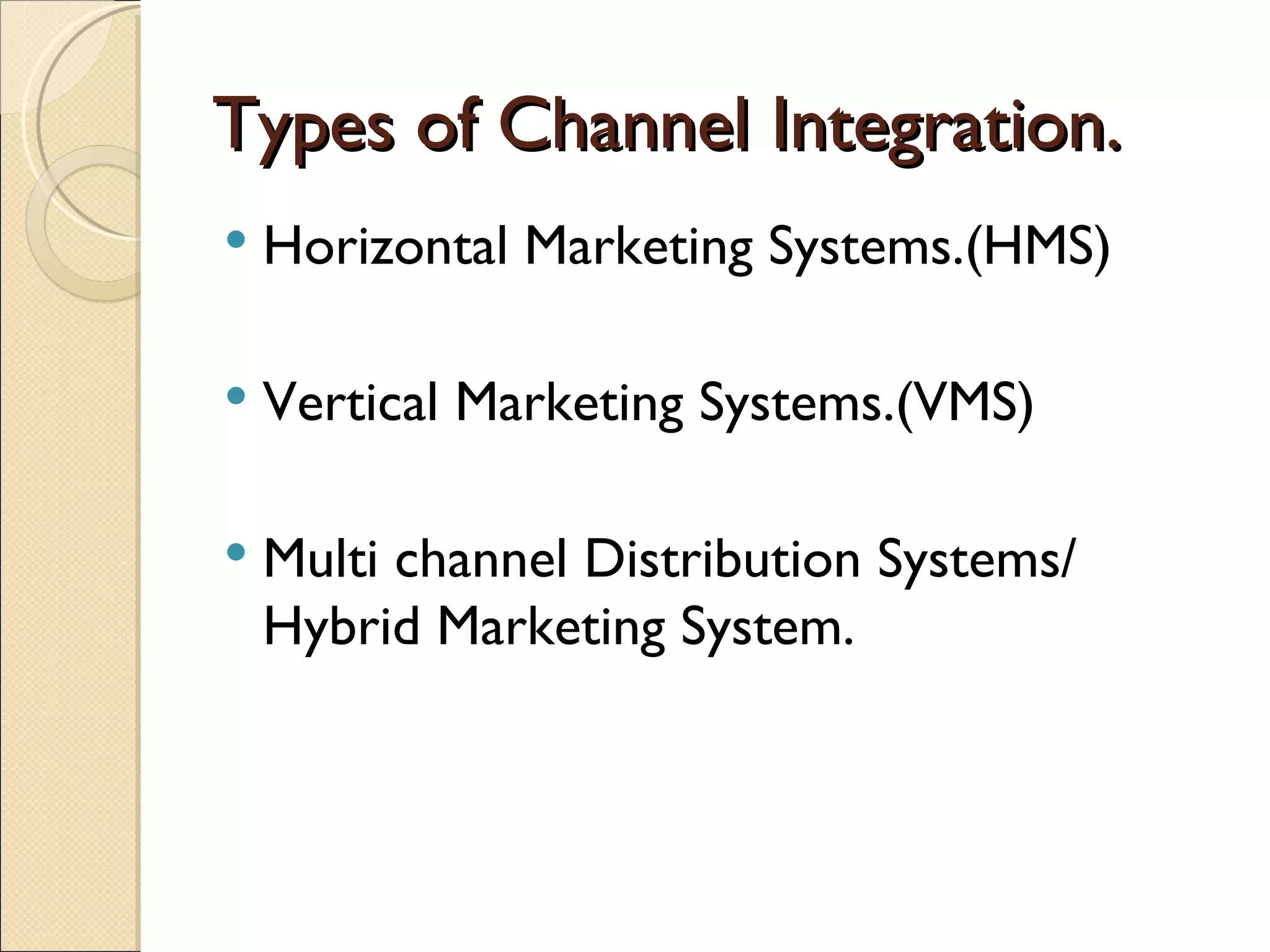 Integrated marketing channels | PPT