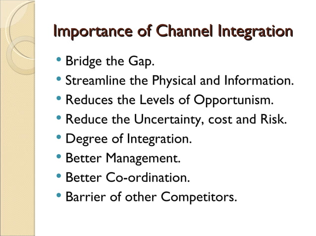Integrated marketing channels | PPT
