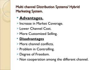 Integrated marketing channels | PPT