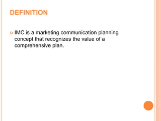 Integrated Marketing Communication | PPTX