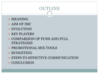 Integrated marketing communication | PPTX