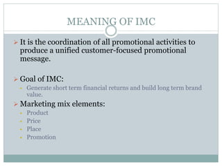 Integrated marketing communication | PPTX