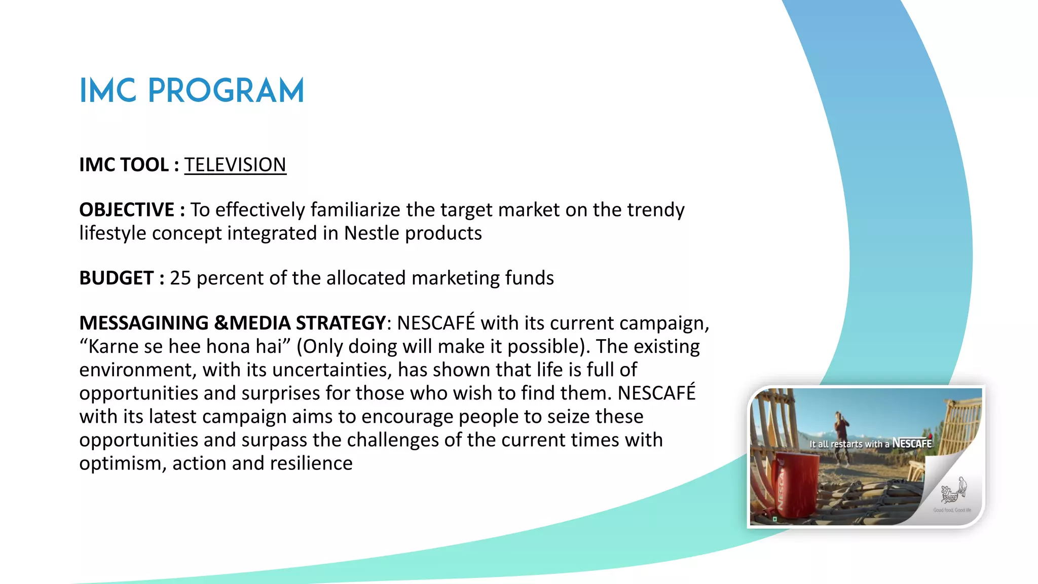 Integrated marketing communication of nestle | PDF