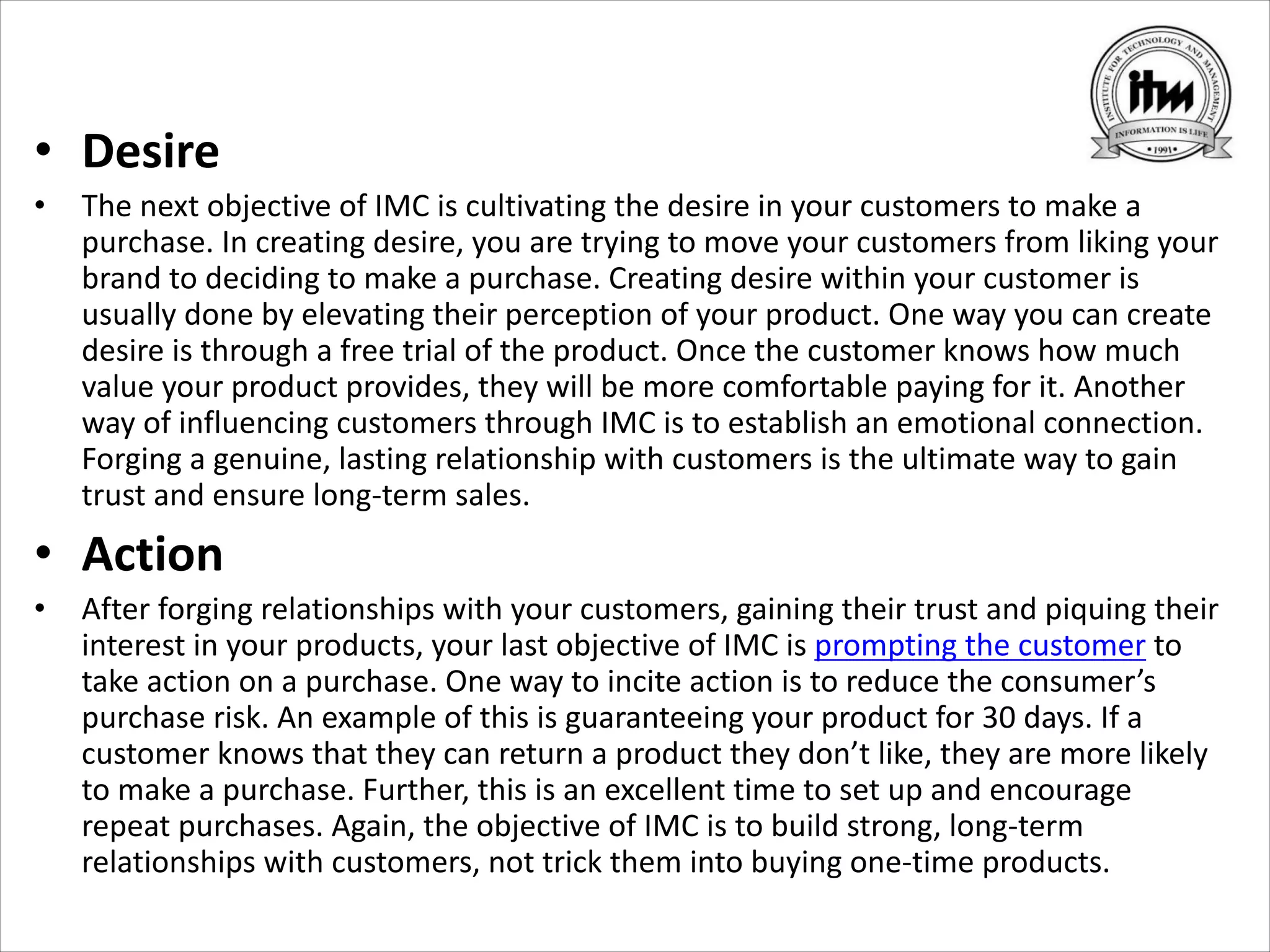 Integrated marketing communication presentation | PDF