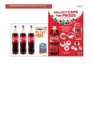 Marketing Communications of Coca -Cola | PDF