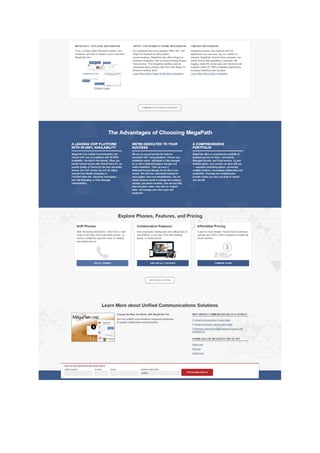 Integrated Marketing Example MegaPath One Unified Communications | PDF ...