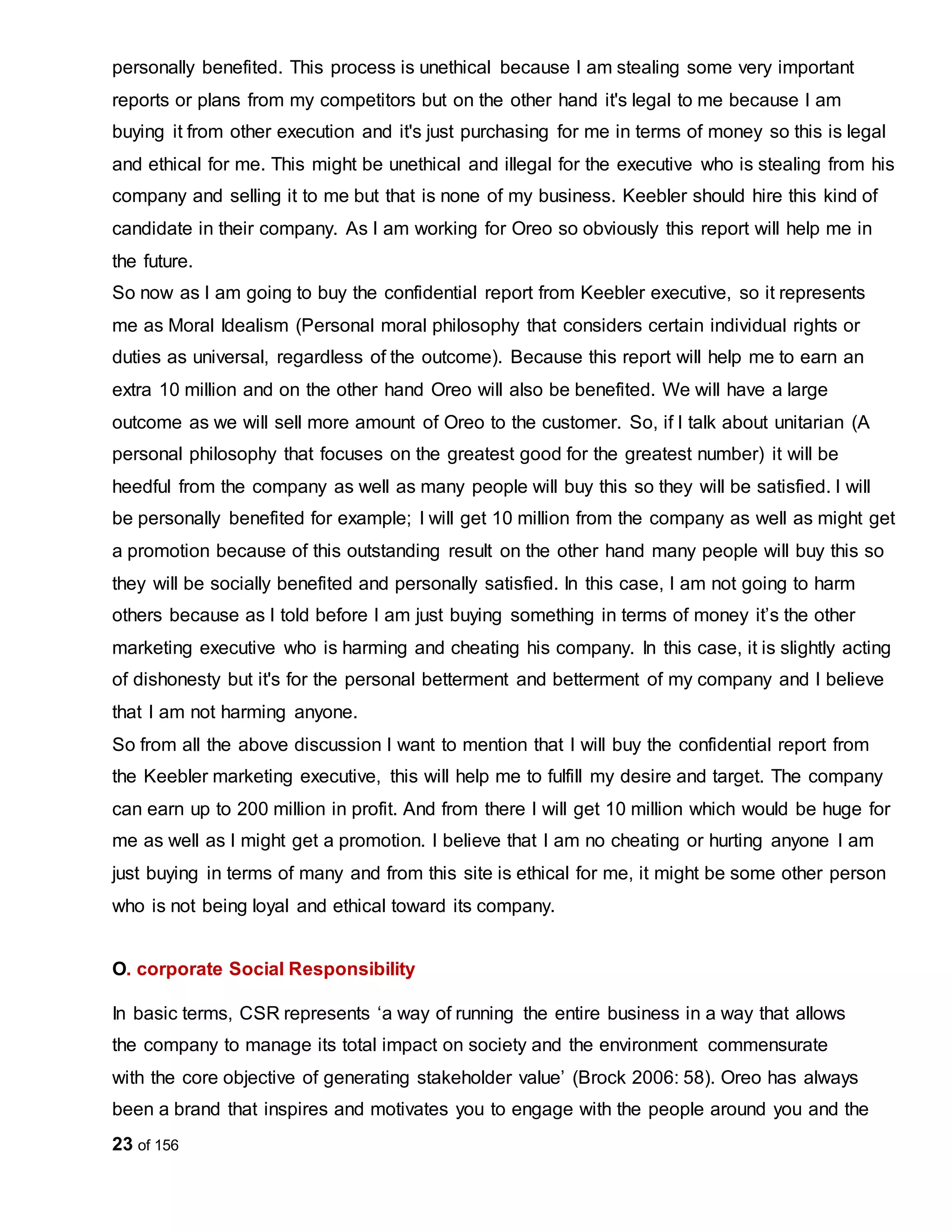 Integrated marketing plan for oreo cookies | DOC