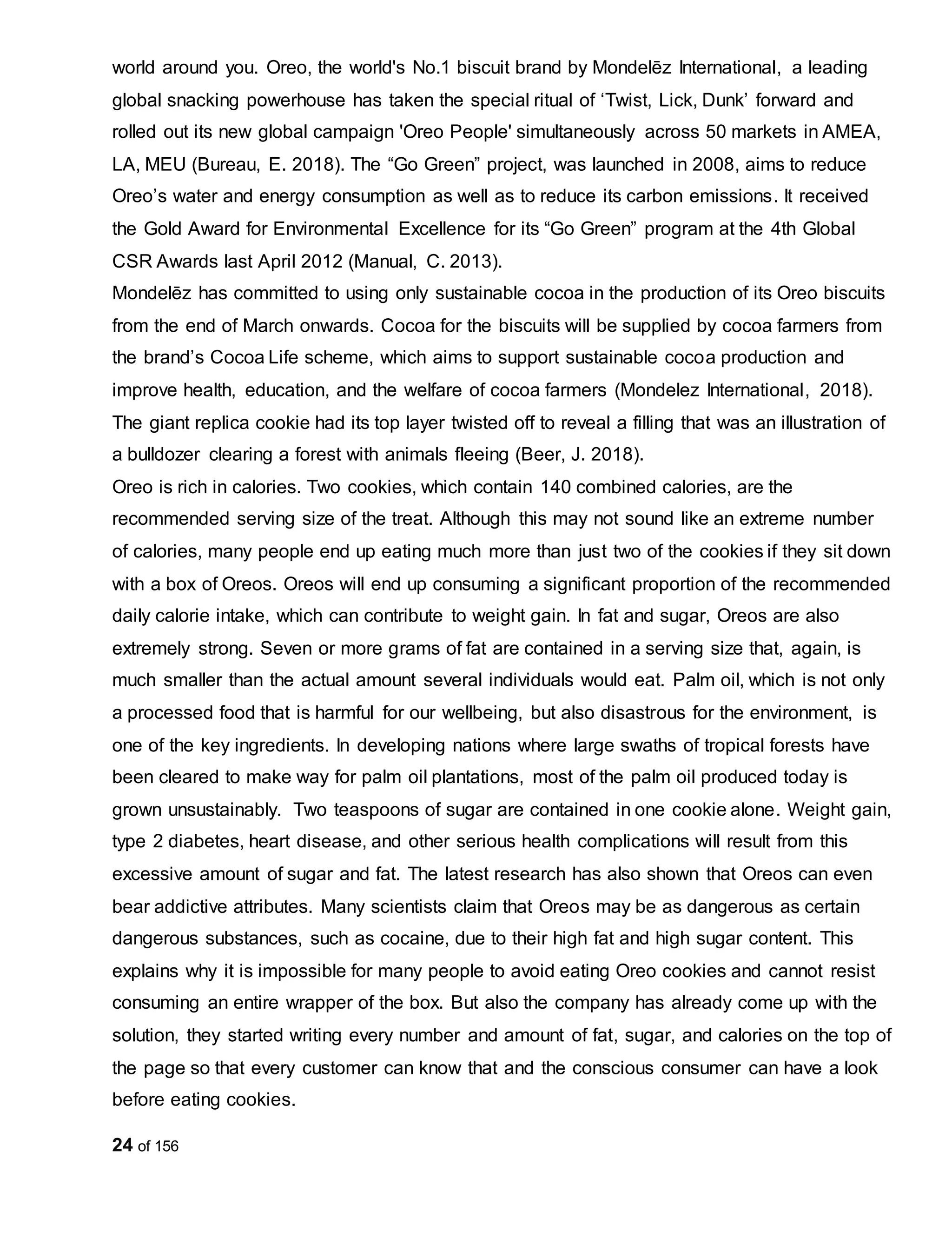 Integrated marketing plan for oreo cookies | DOC