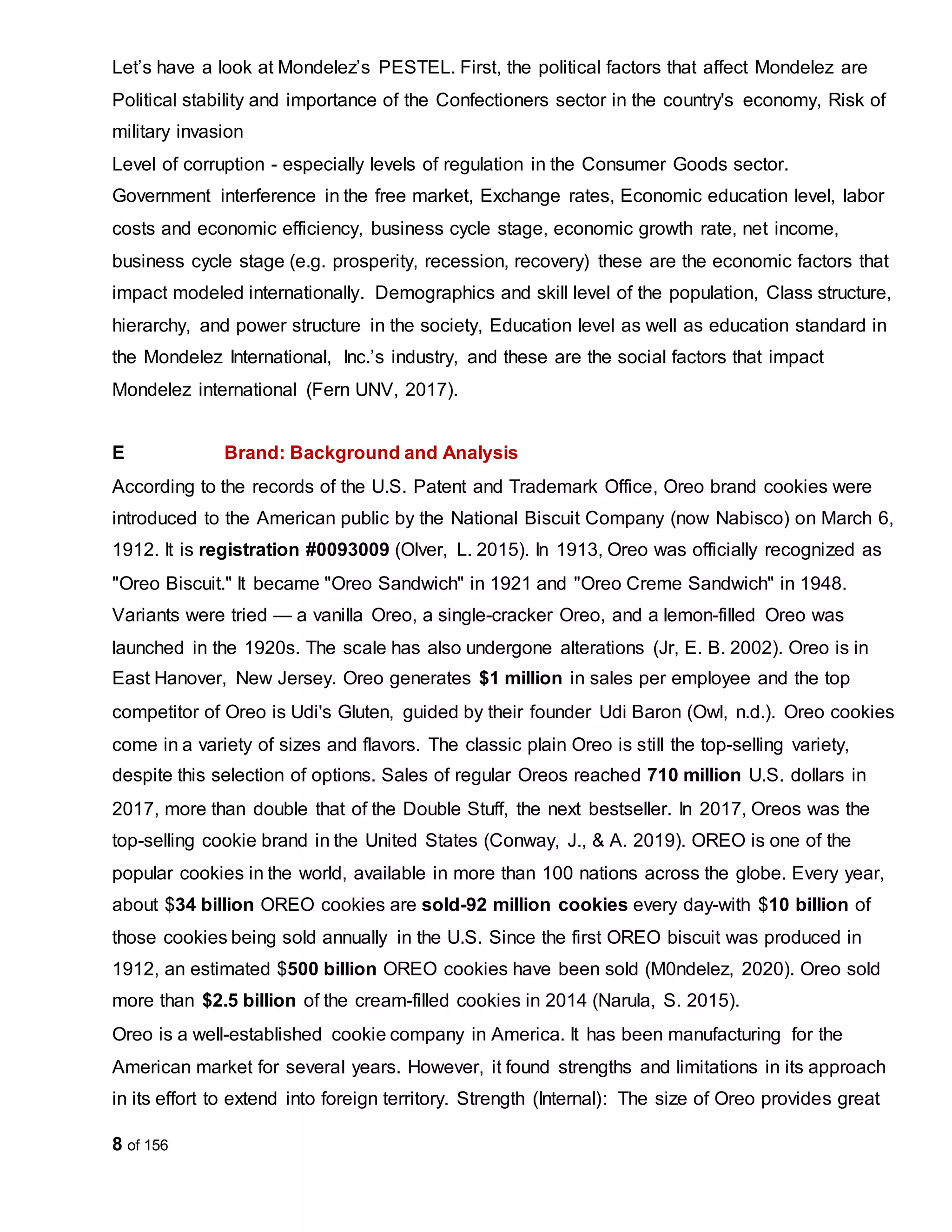 Integrated marketing plan for oreo cookies | DOC