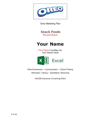 Integrated marketing plan for oreo cookies | DOC